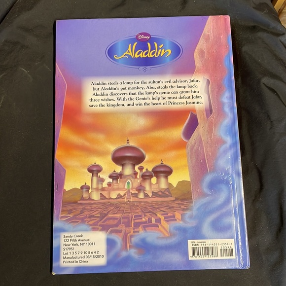 Disney | Other | Disney Aladdin Book | Poshmark
